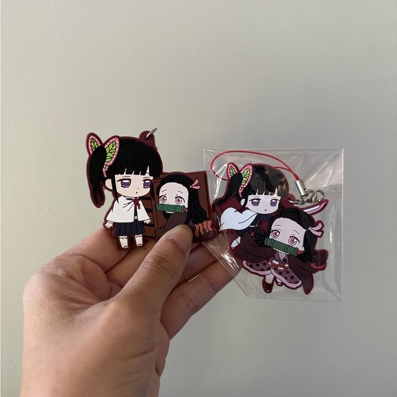 Manga | Art | Demon Slayer Nezuko And Kanao Keychains Set | Poshmark